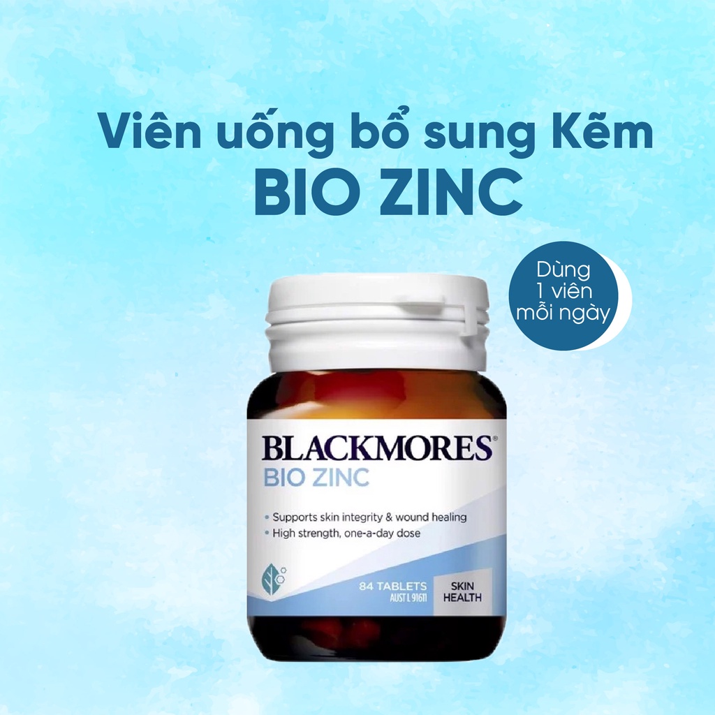 Bio Zinc Blackmores Zinc supplement helps reduce acne, enhance ...