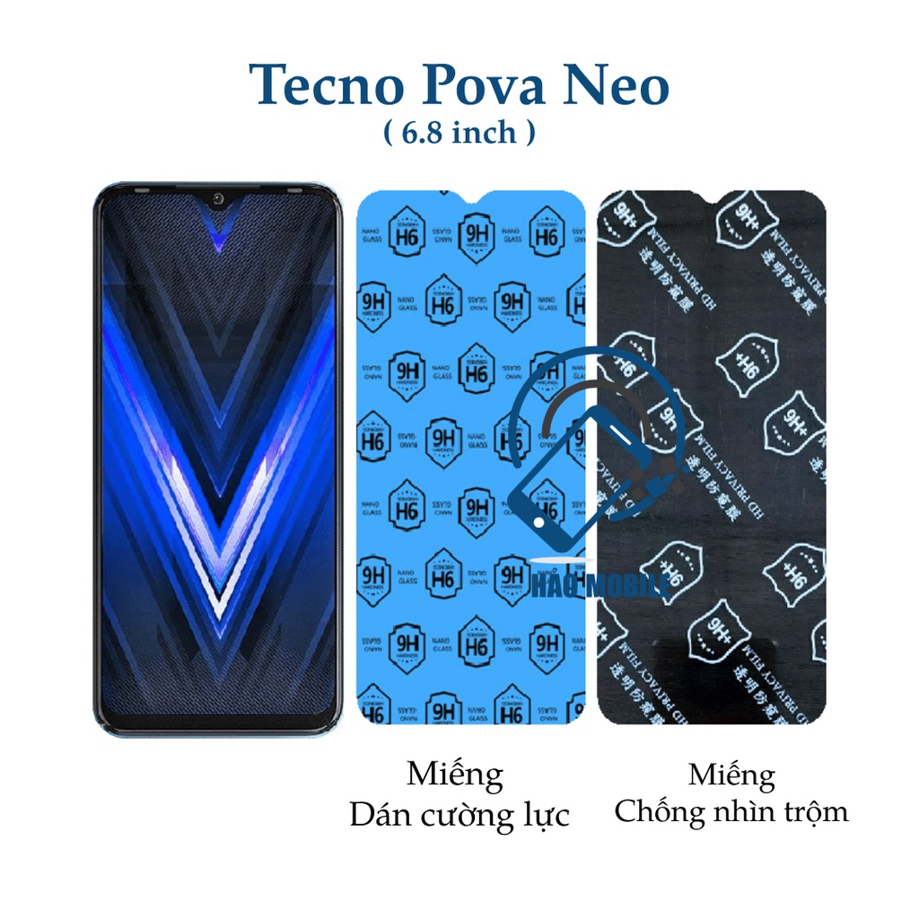Tecno Pova Neo nano flexible tempered film (transparent and anti ...