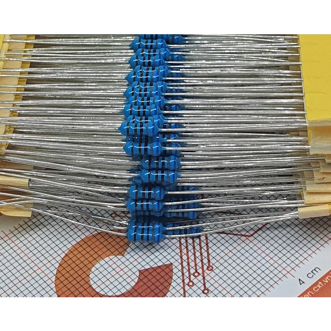 1/4w 1% copper base line resistor (50 pieces) | Shopee Malaysia