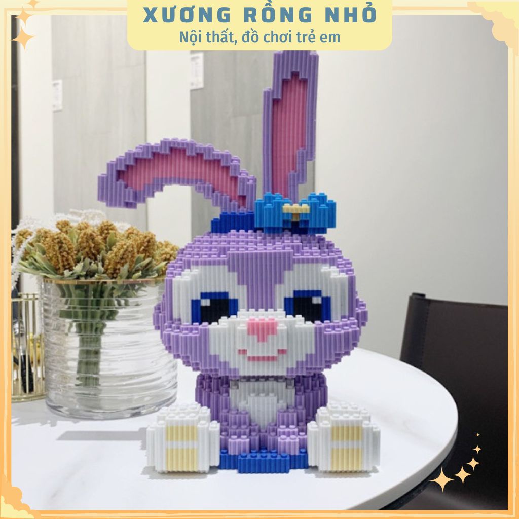Cute stella rabbit 3d model 38cm, purple rabbit model for display for ...