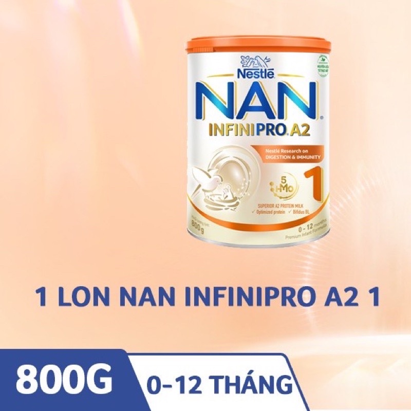 Nestle Nan INFINIPRO A2 1 formula nutritional milk product (800g ...