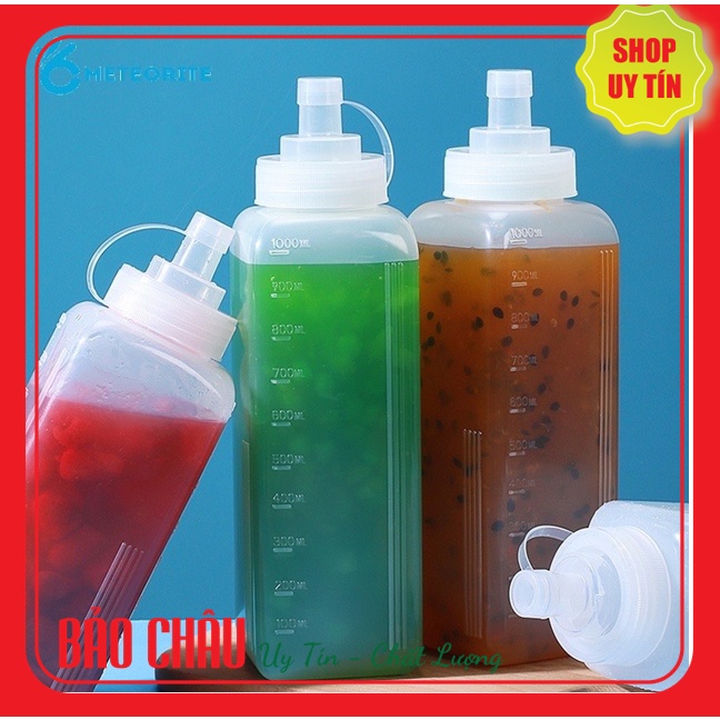 Plastic Bottle For Sauce / Jam With Graduated Cap - Multi-Purpose ...