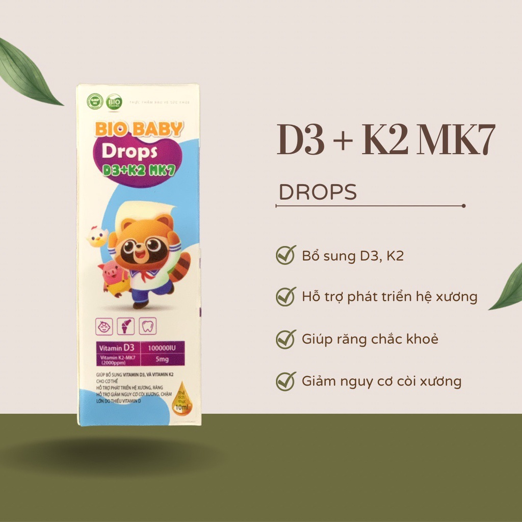 Vitamin D3 + K2 MK7 DROPS 10ml | Shopee Malaysia