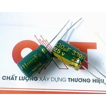 Capacitor 330uF 25V 8x12mm (10c) | Shopee Malaysia