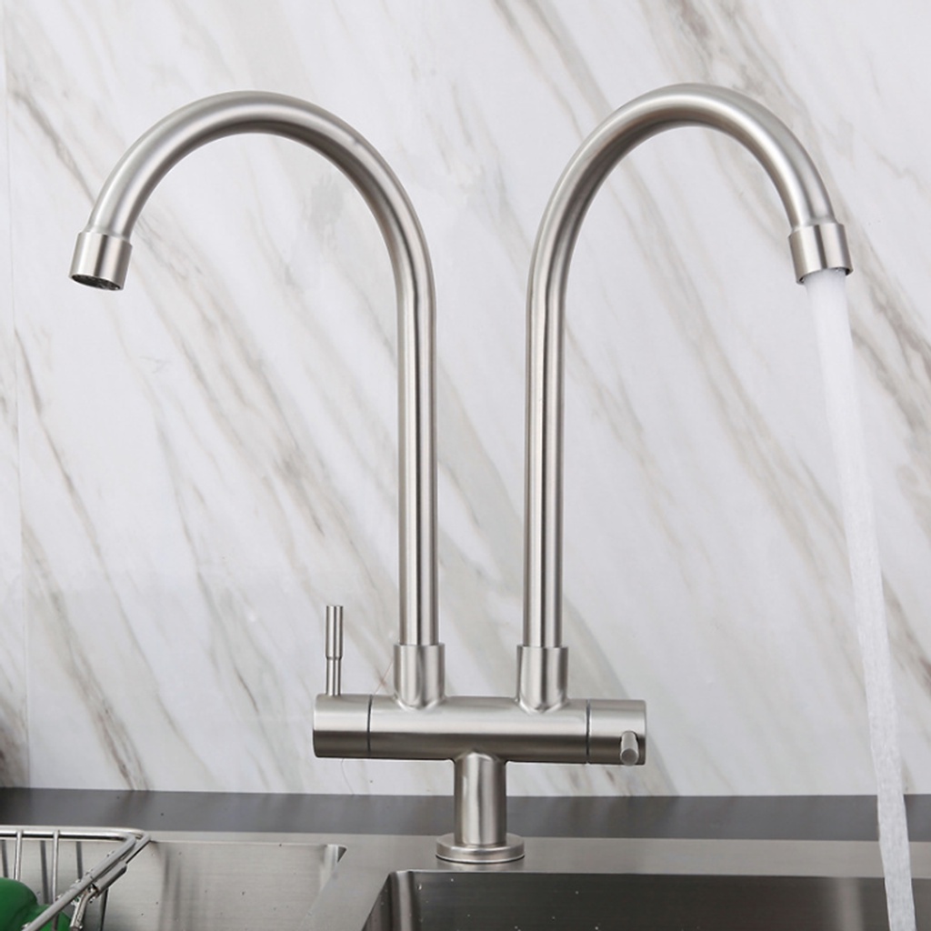 Double sink faucet, 2-lever sink faucet, 2-drawer sink faucet, two ...
