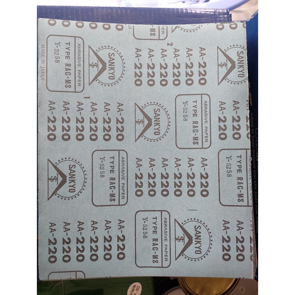 Japanese Sankyo sandpaper of all sizes for Pu industry (10 sheets ...