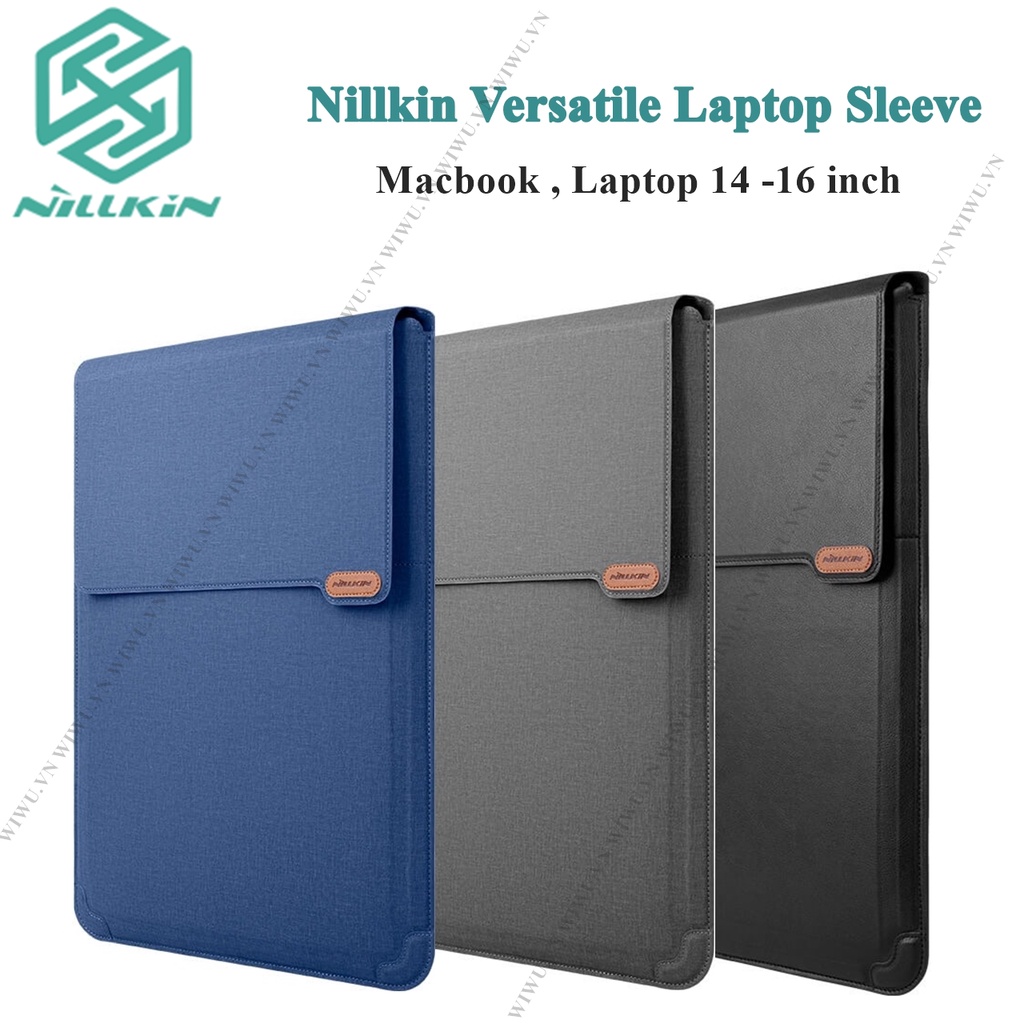 Leather bag with stand NILLKIN Versatile Sleeve for Macbook Air M1 / M2 ...