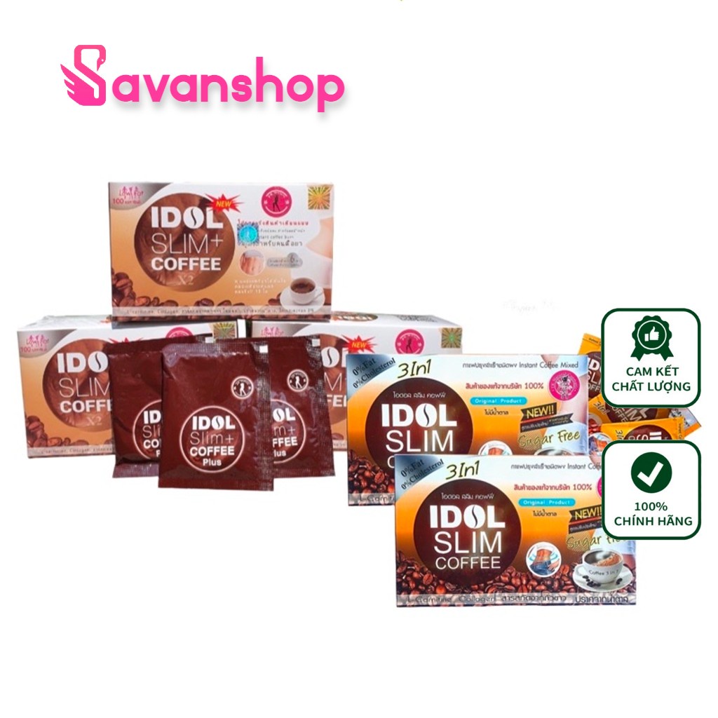 100% standard IDOL Coffee, new genuine Thai model by SLIM Coffee ...