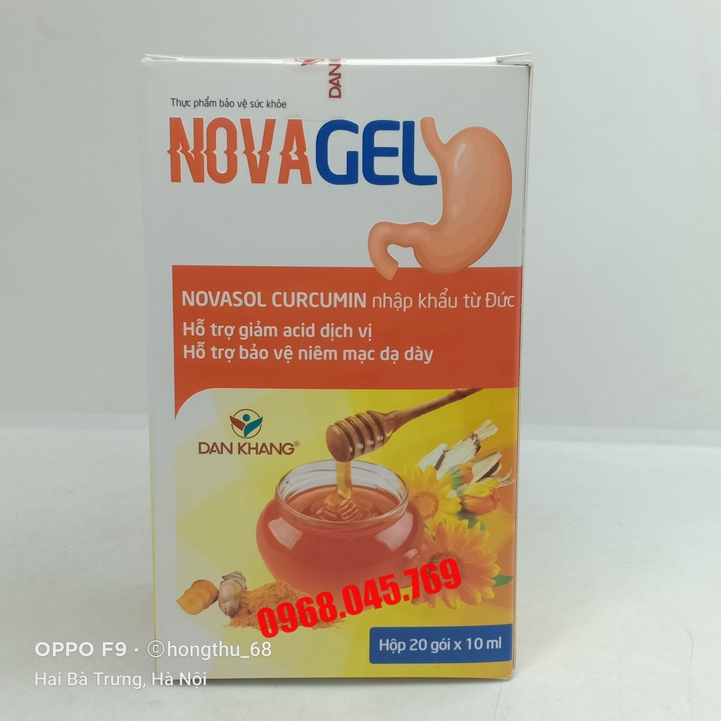 Novagel Box Of 20 Packs - Support To Reduce Flavor Acids, Support ...