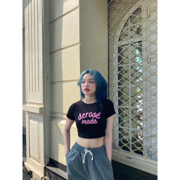 Derose Sign Nature CROPTOP - DEROSE CROPTOP (Black) | Shopee Malaysia