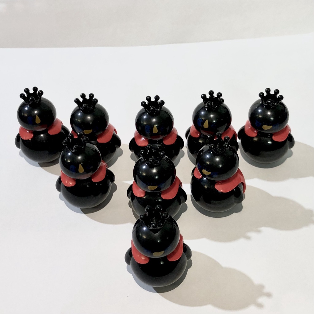 Snow KING Mixue LIMITED BLACK SNOW KING cute emotions cute decoration ...