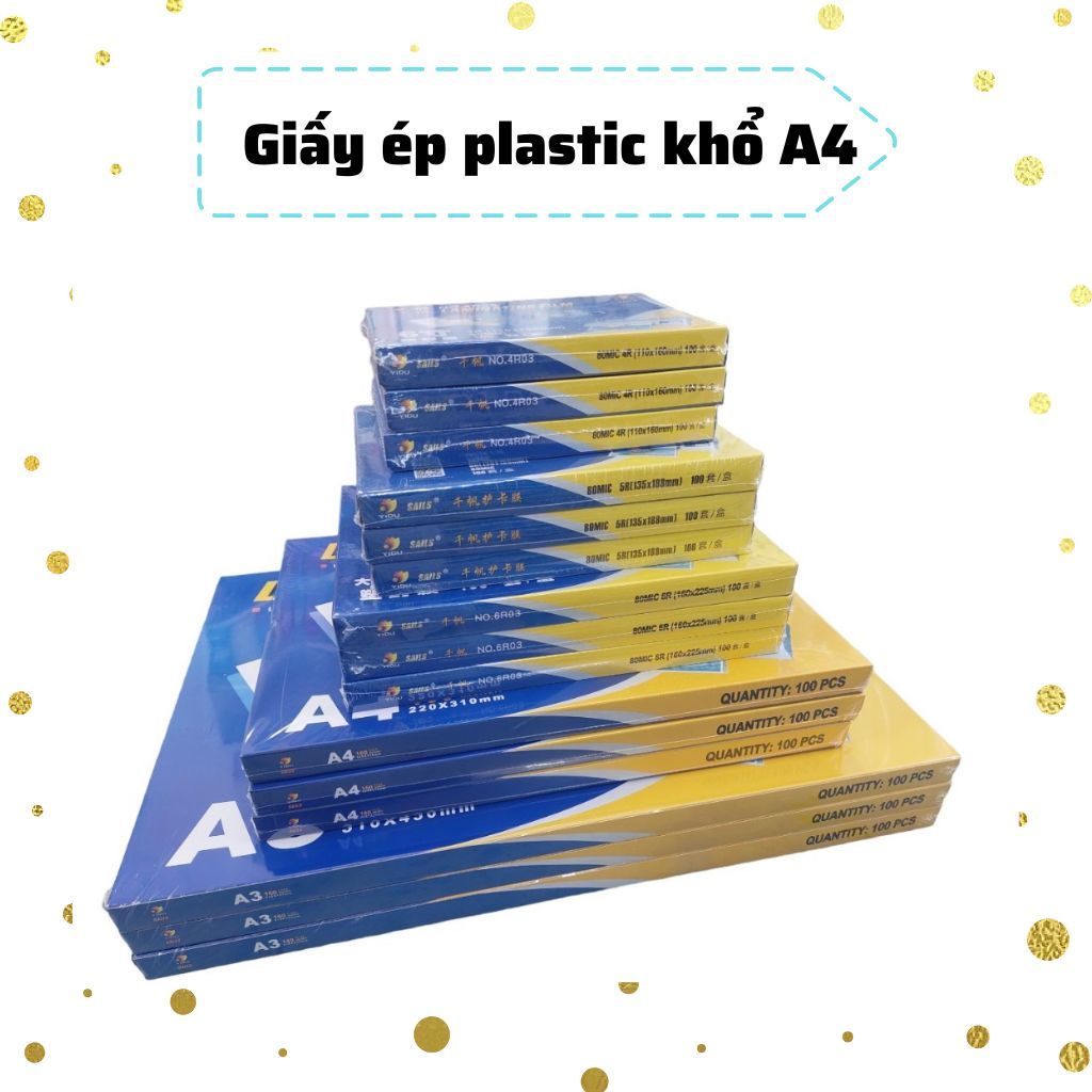 A4 Size Plastic Laminating Paper of All Quantities | Shopee Malaysia