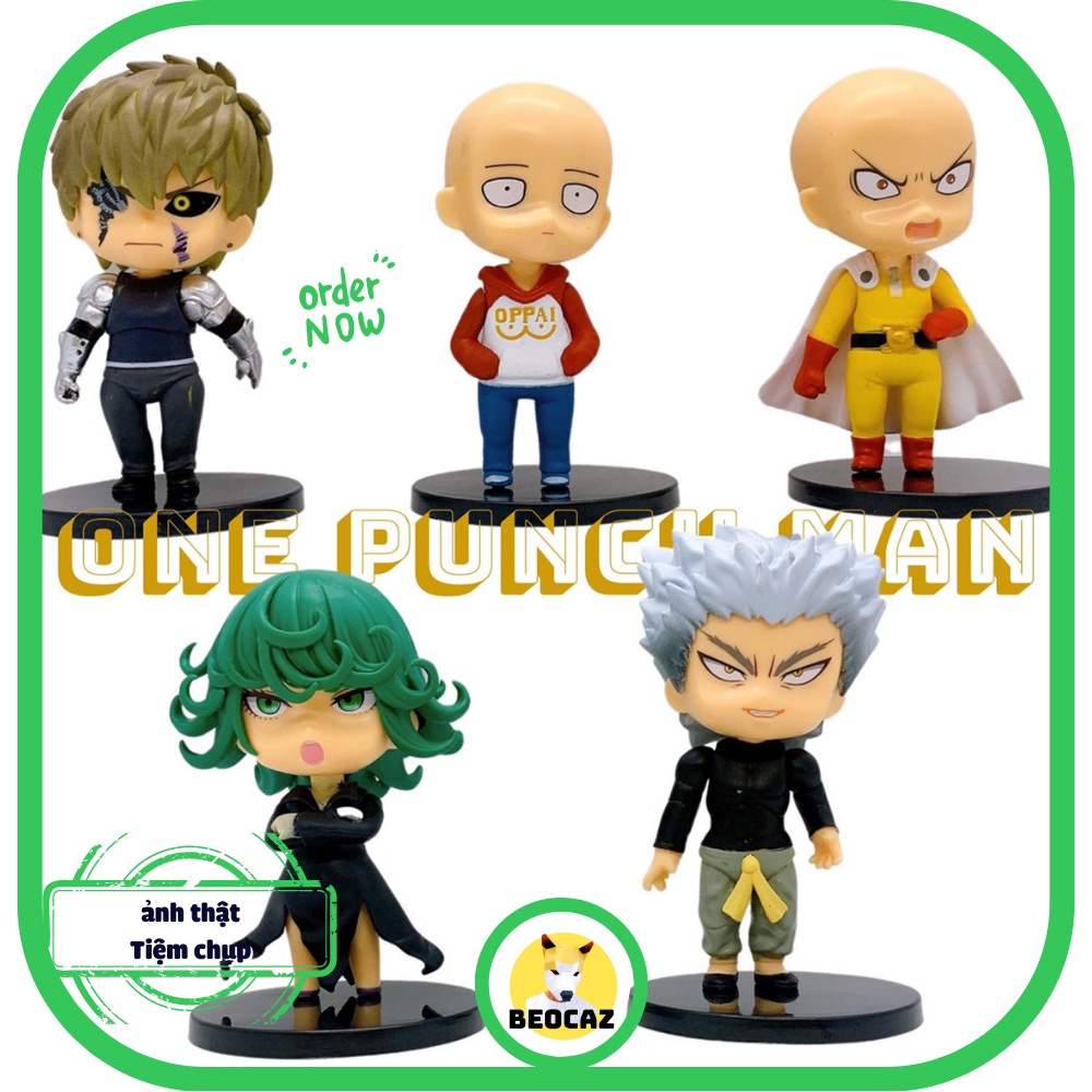 One Punch Man Saitama Garou Genos Tatsumaki Model A Punch cute chibi ...
