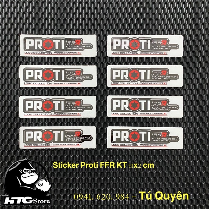 Proti FFR brand logo Sticker for cars to decorate phones and helmets ...