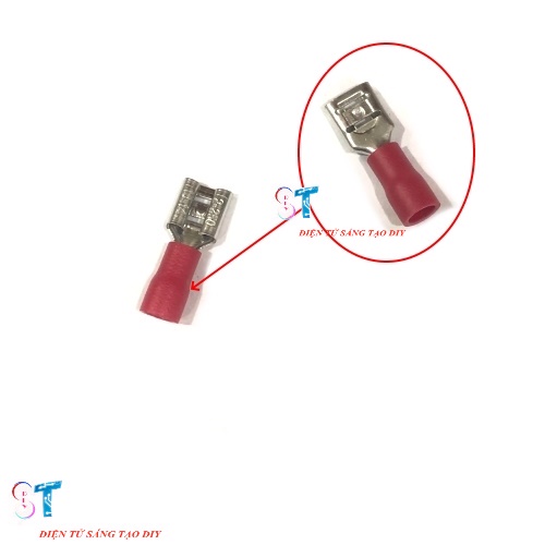 6.3mm T-shaped Female Plug – FDD2-250 Electrical Wire Connector Cos (50 ...