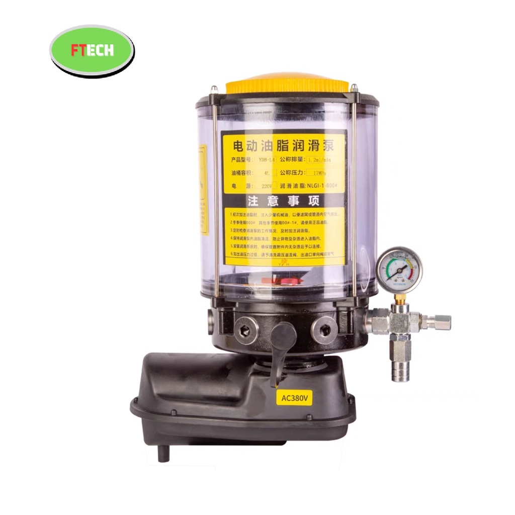 High Pressure Automatic Grease Pump (1 Output and 4 Outputs) | Shopee ...