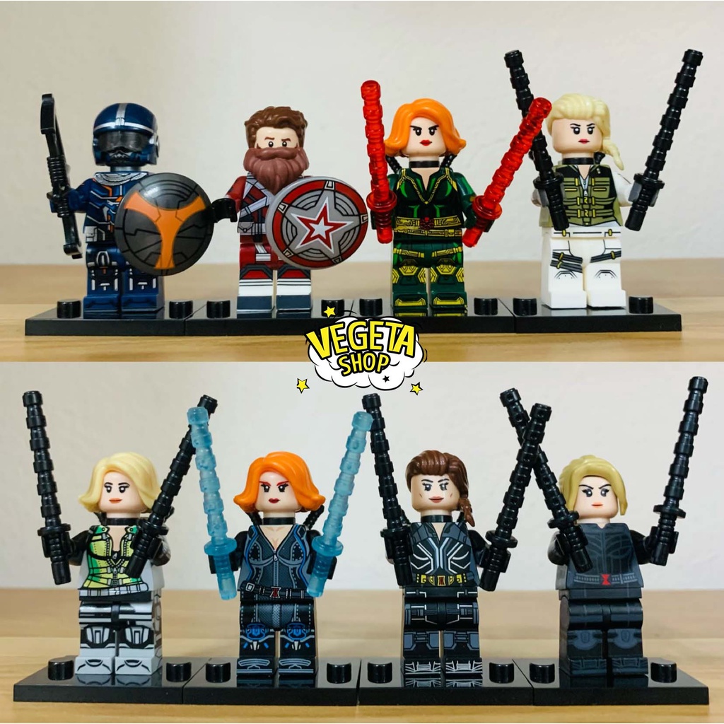 Minifigures Avengers Marvel - Yelena Taskmaster Black Widow Iron Maiden ...