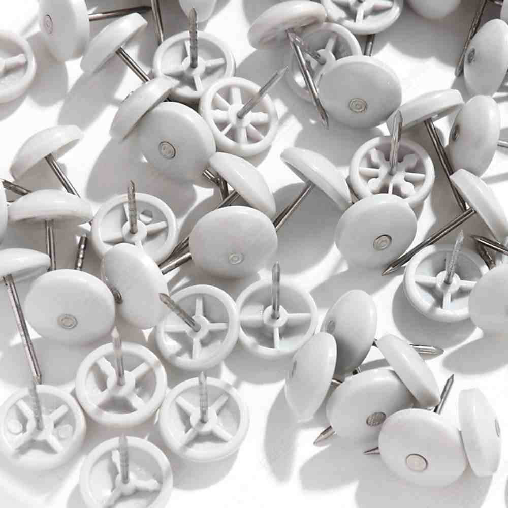 Rust-proof plastic hat pins for hard magnetic chip stamps to attach ...
