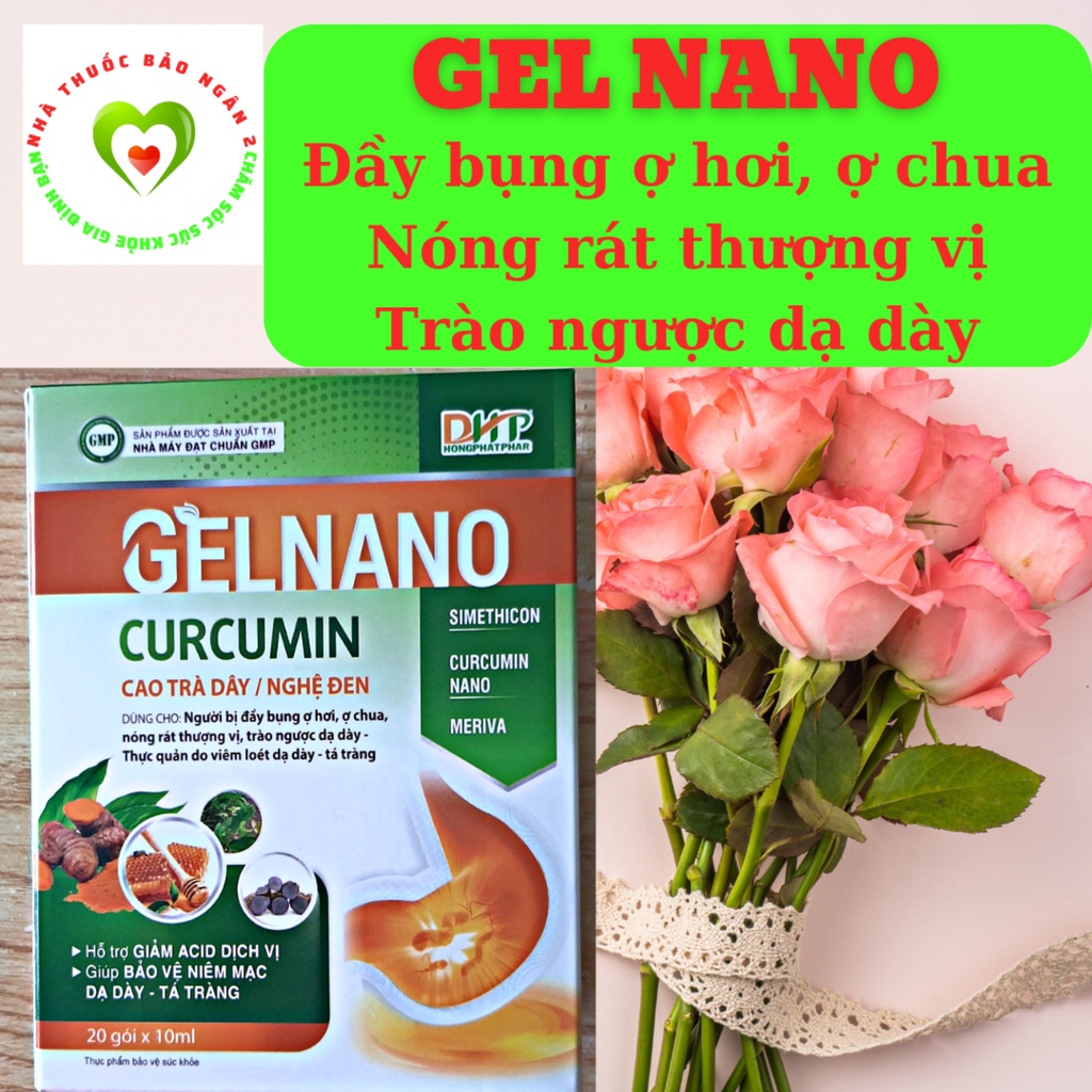 Nano Gel for people with bloating, belching, heartburn, epigastric ...