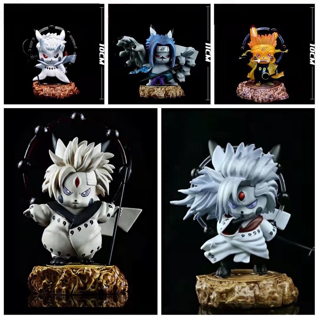 Pikachu Model Naruto Kakashi Obito Madara Six Paths - Naruto Model ...