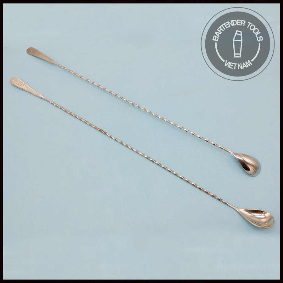 Flat head stainless steel cocktail spoon - Bar spoon - bartender tools ...