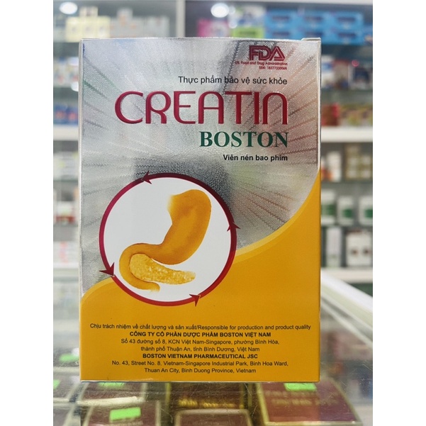Creatin Boston - 100 tablets - digestive enzyme supplement, enhances ...