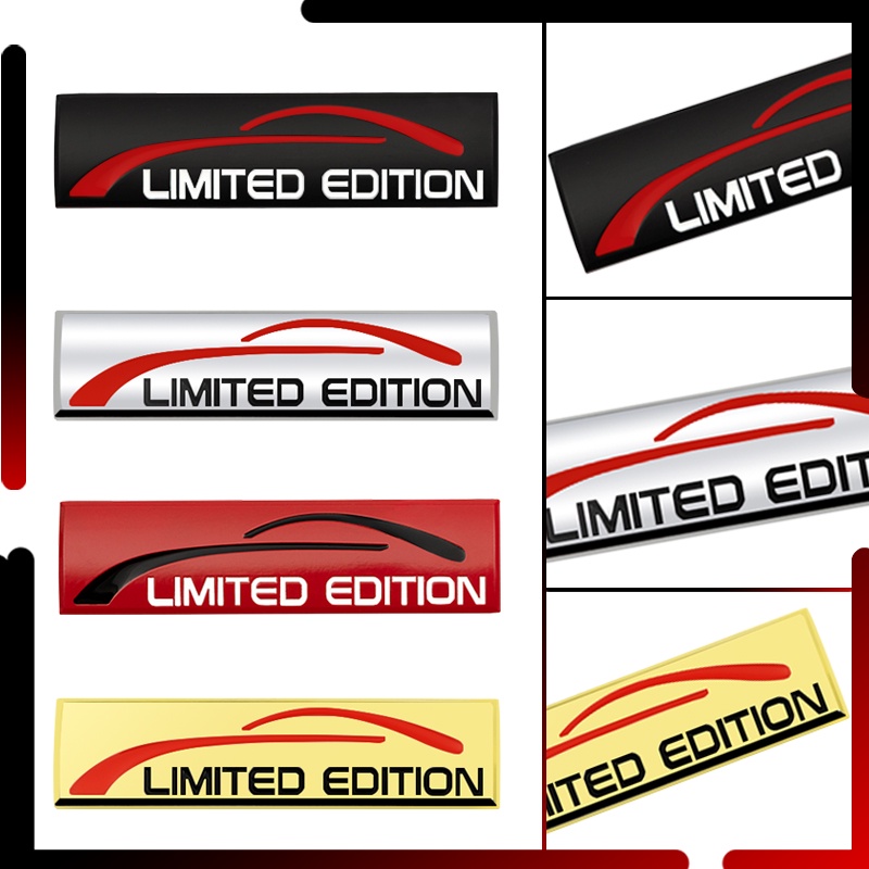 Metal Car Body LIMITED EDITION Grille Emblem Badge 3D Sticker Tail ...