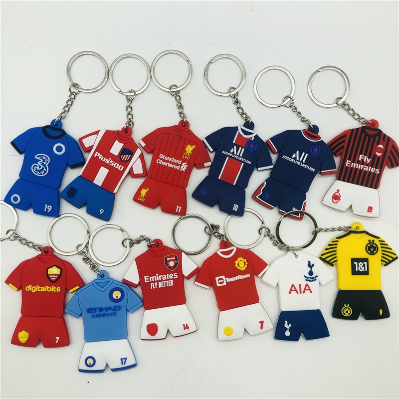 Messi Mbappe Bellingham Soccer Kit Keychain 20 Model Choices | Shopee ...