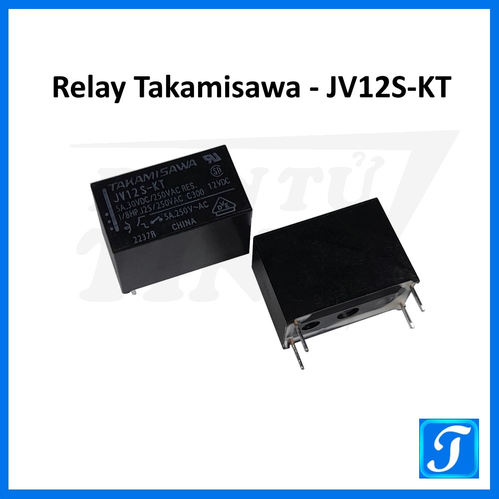Relay 12V JV12S-KT 5A 250V Relay 12V 5A FUJITSU 4 Pins Through Hole | Shopee Malaysia