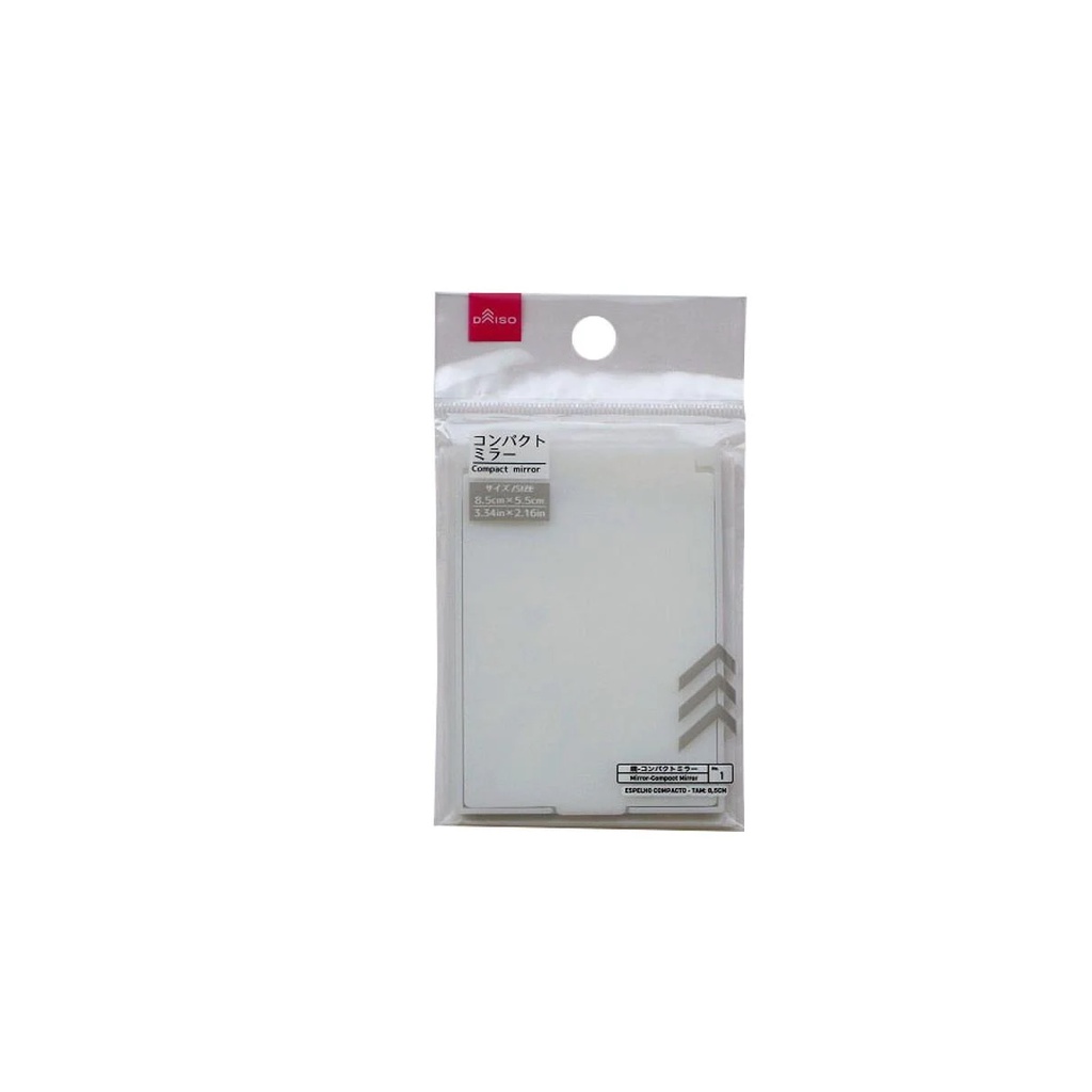 Daiso Folding Mirror - Mirror Compact Mirror-1 5.5x0.4x8.5cm (piece ...