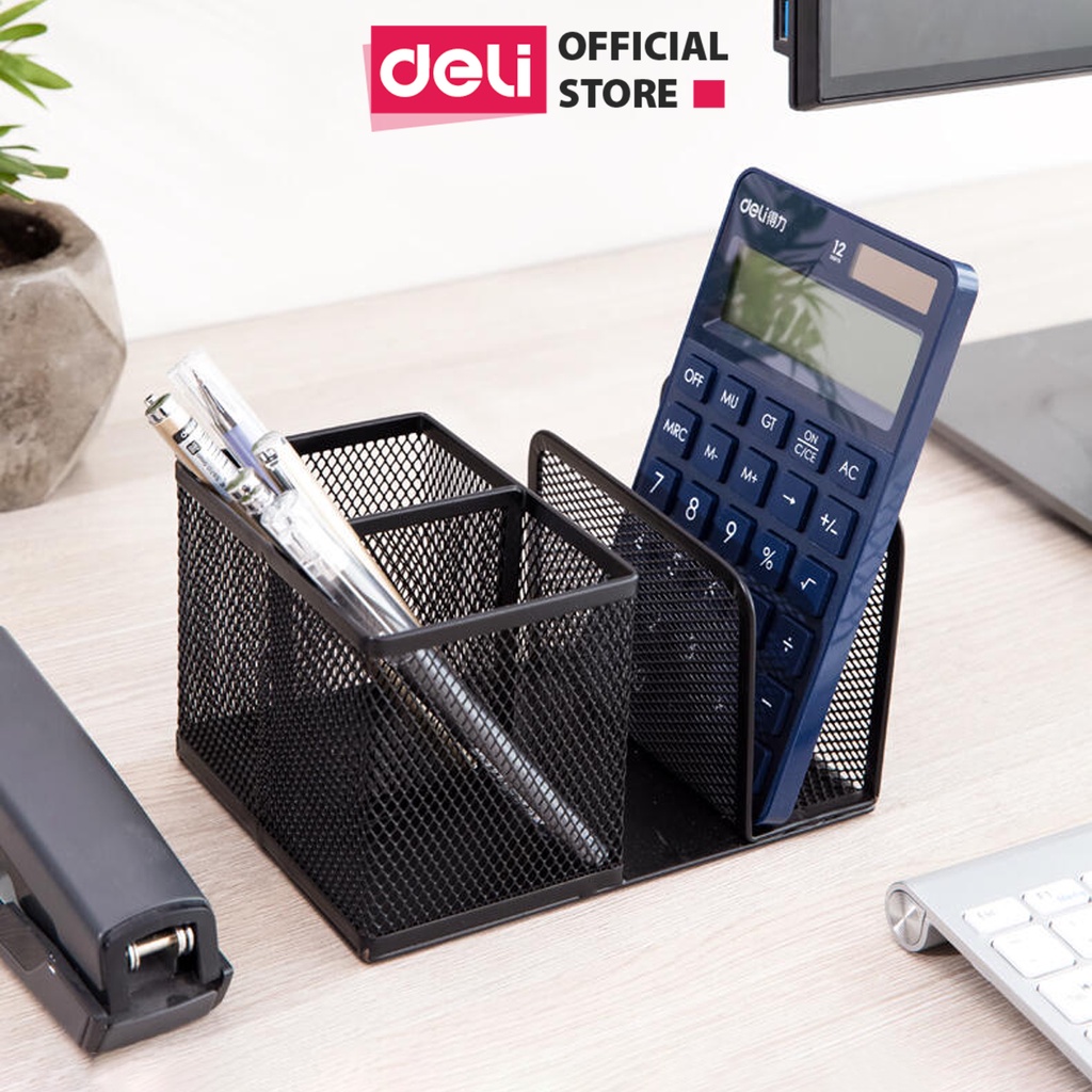 Deli Multi-Purpose Mesh Pen and Document Tray | Pen, Document, Desktop ...