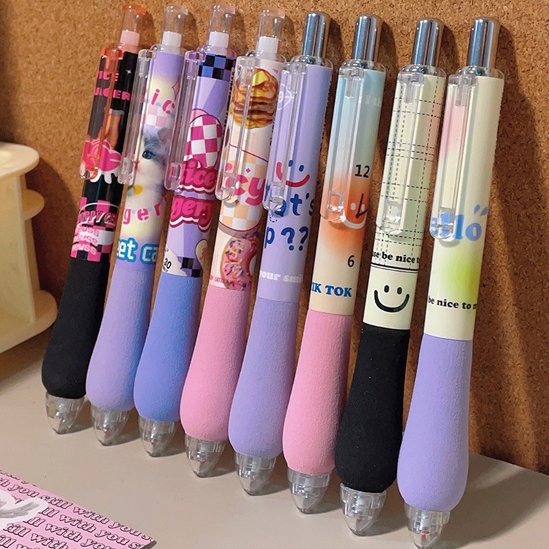 Cute Finger Guard Sponge Gel Pen for School Writing Neutral Pen Office ...