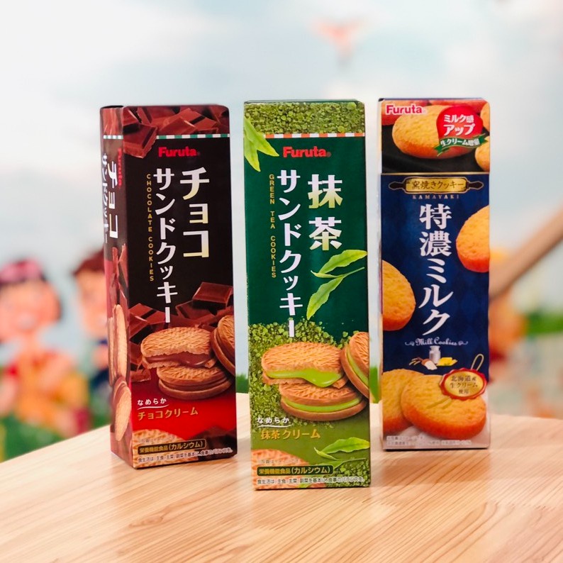 Japanese FURUTA Cream Cookies - NATURAL COLOR | Shopee Malaysia
