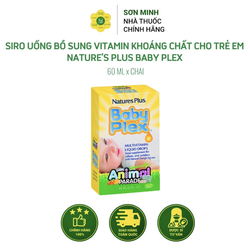 Nature's Plus Baby Plex Children'S Mineral Supplement Syrup 60 ml ...