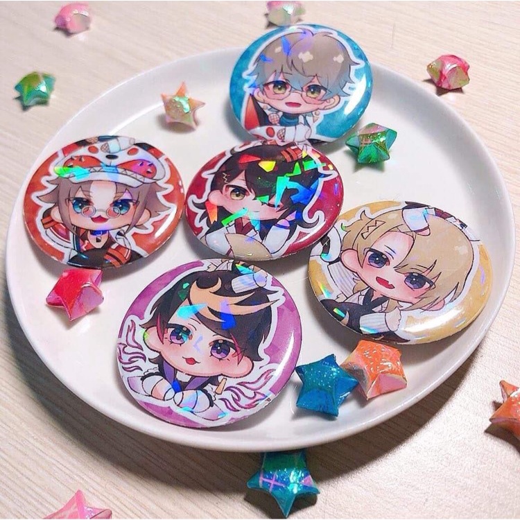 Badge & Bookmark - Luxiem ( Nijisanji Vtuber ) | Shopee Malaysia