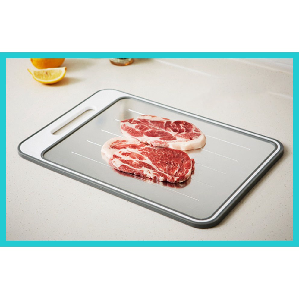 Double-sided aluminum and plastic defrosting cutting board LocknLock ...