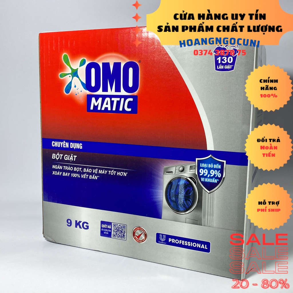 Omo specialized 9kg washing powder for top-loading, front-loading, and ...