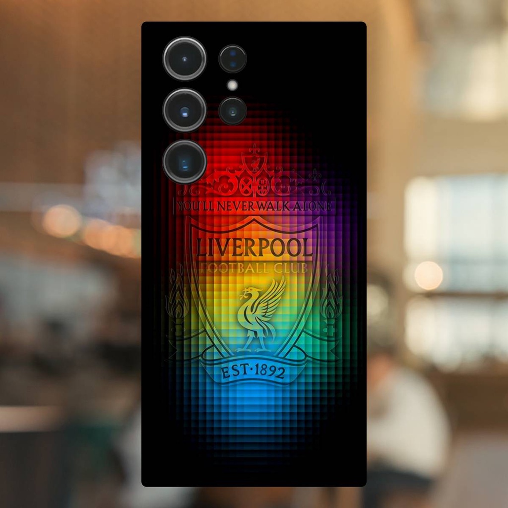 Samsung S23 Ultra phone case with black border Liverpool FC | Shopee ...