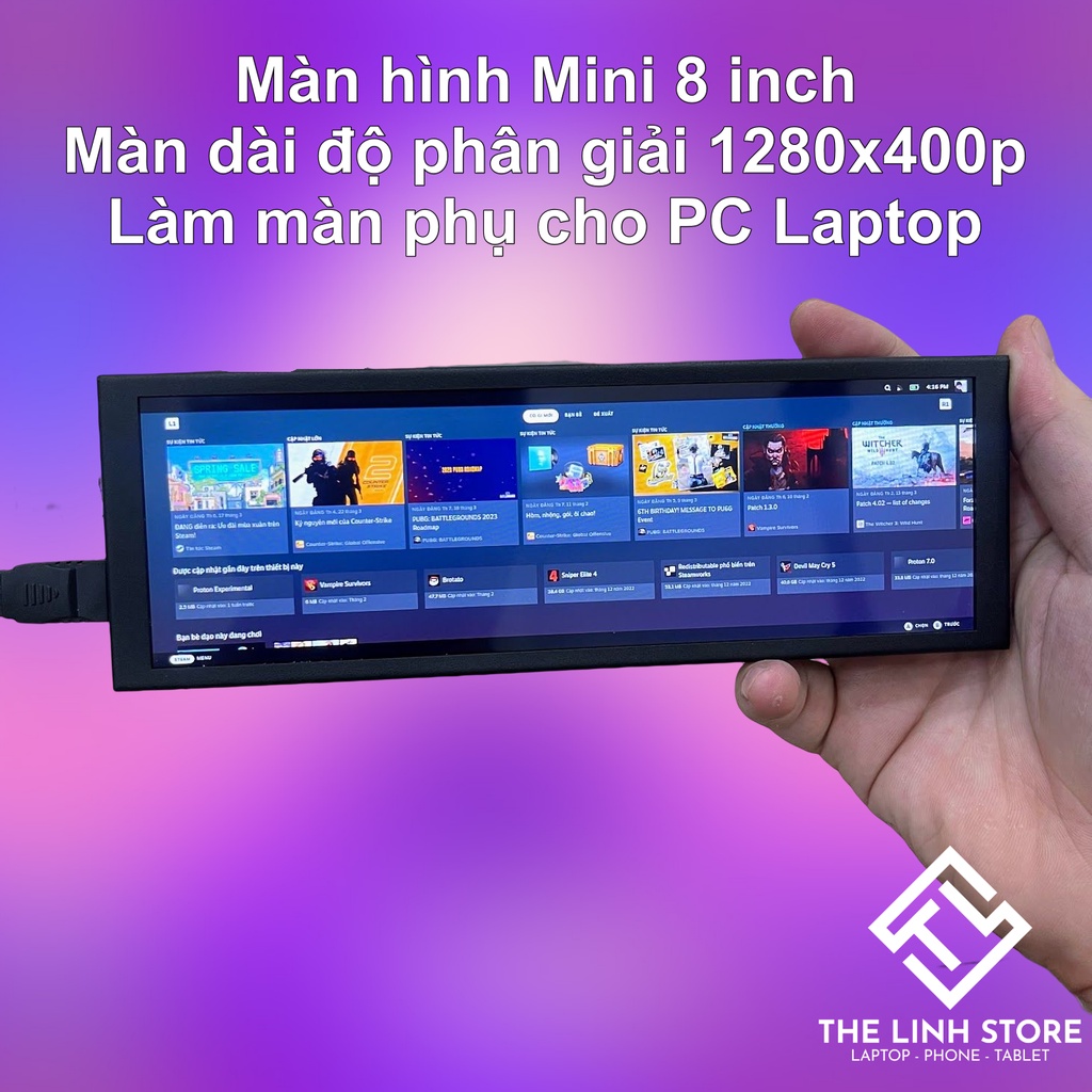 8 inch mini screen with touch - As secondary screen for PC Laptop ...