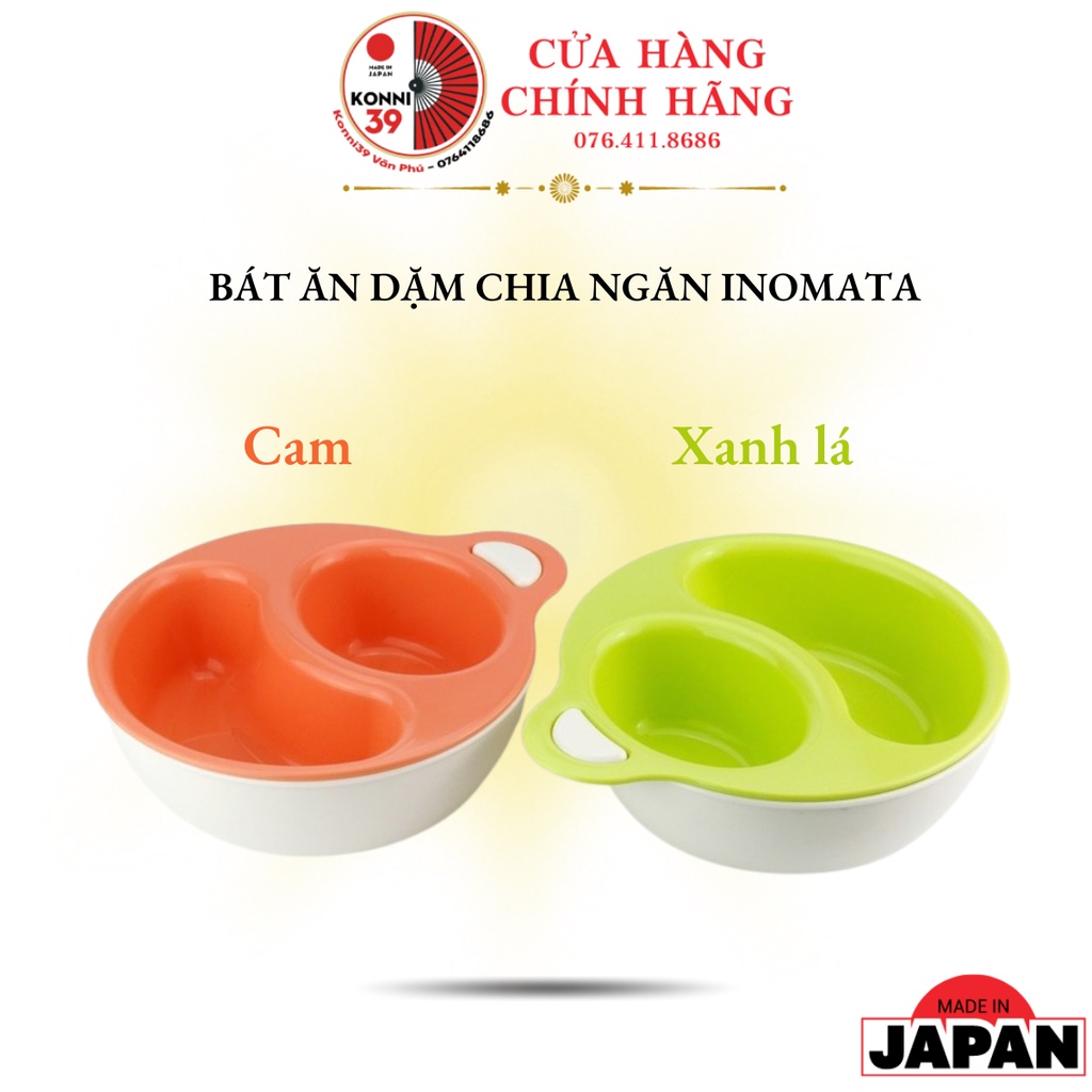 Inomata JAPANESE divided weaning bowl for babies (2 bowls) | Shopee Malaysia
