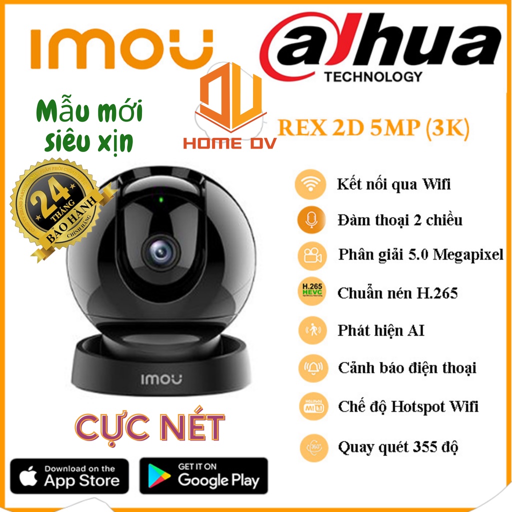 Imou REX 2D 5Mp Camera (Indoor premium version)Latest smart scanning ...