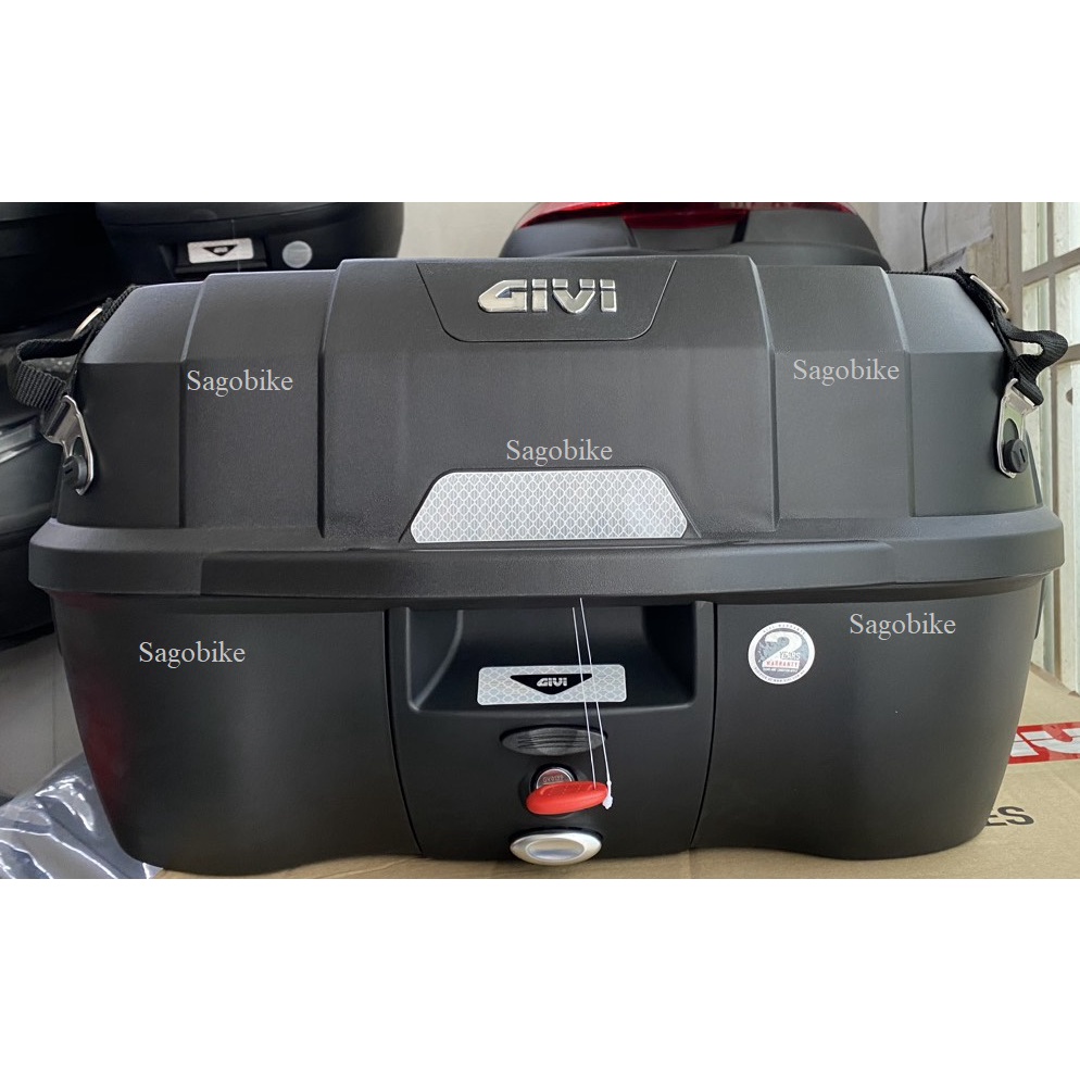 Givi B45NM-ADV box, new 2023 45 liter square box model with full accessories, genuine Givi ...