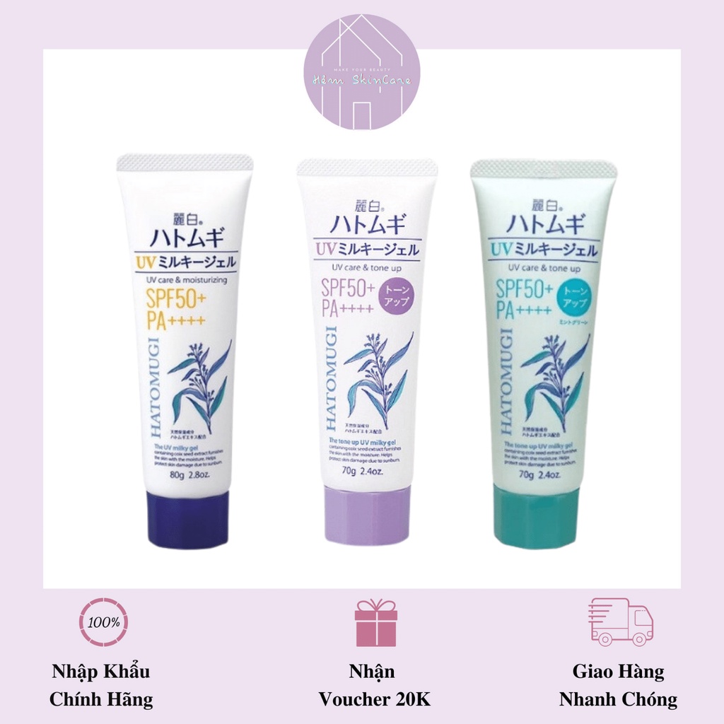 Hatomugi - Tone Lifting and Moisturizing Sunscreen SPF50+ | Shopee Malaysia