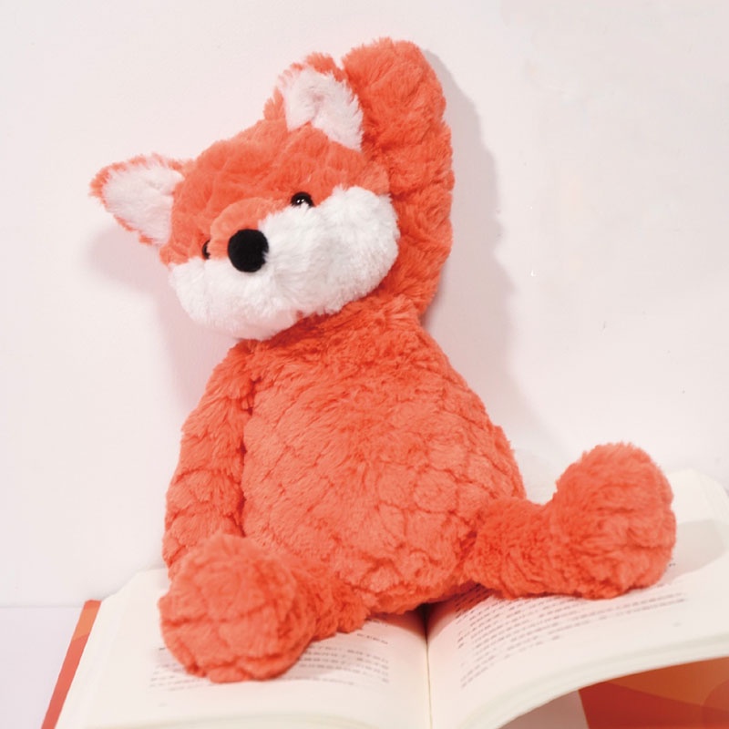 30cm Soft Fluffy Fox Plush Toy Cute Cartoon Animal Cuddle Fox Stuffed ...