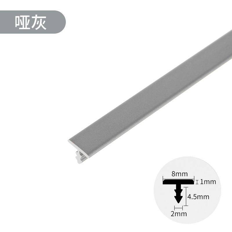 wainscoting hiasan dinding ruang tamu Aluminum alloy T-shaped edging ...