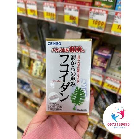Japanese Fucoidan Orihiro 90 Tablets, New Model | Shopee Malaysia
