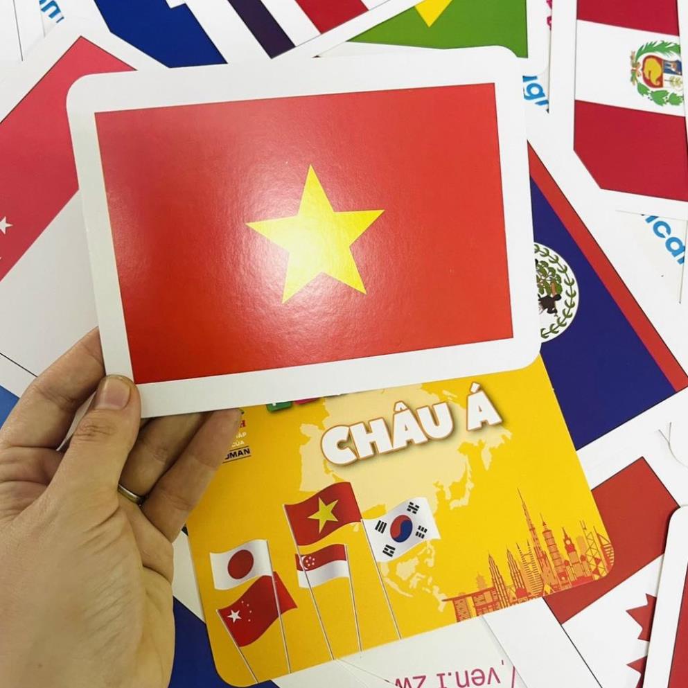 Glenn DOMAN Learning Cards Flags of Countries Around the World Includes ...