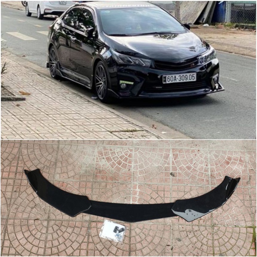 Front lip, front bumper cover installed for altis models | Shopee Malaysia