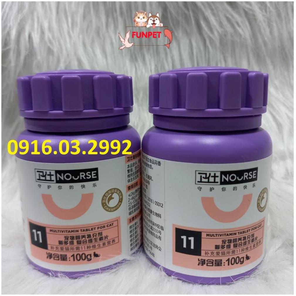 Nourse 11 Cat Vitamins Supplement Stimulating Nutrients, Vitamin Nourse ...