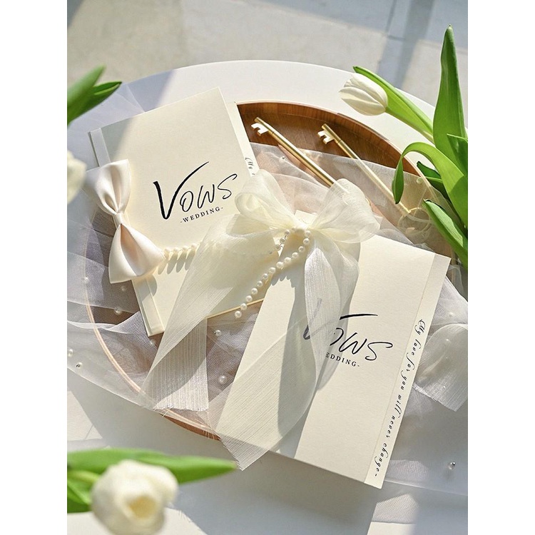 Wedding vow card wedding vow card wedding vows affidavit bride speech ...